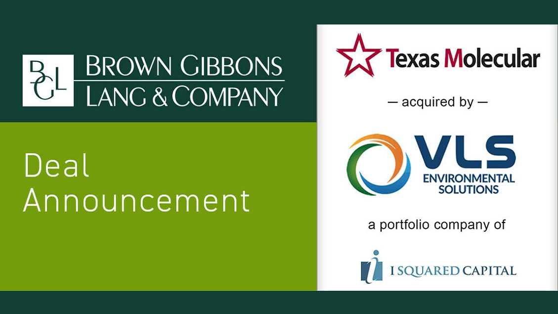 BGL announces the sale of Texas Molecular to VLS Environmental ...